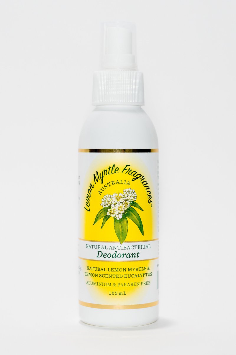 Eucalyptus and Lemon Myrtle Natural Antibacterial Spray Deodorant ...