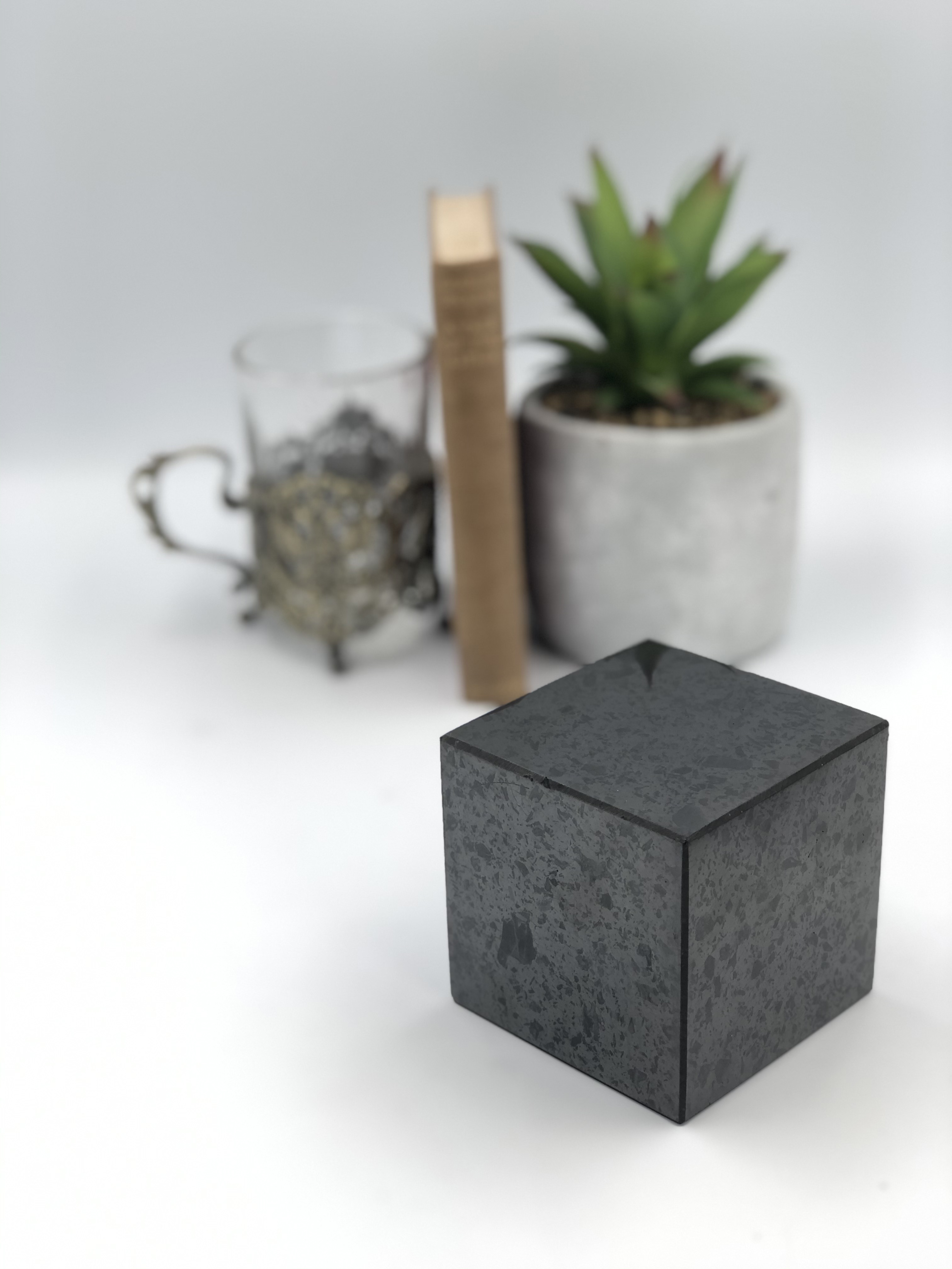 Shungite Polished Cube - Nexus Magazine